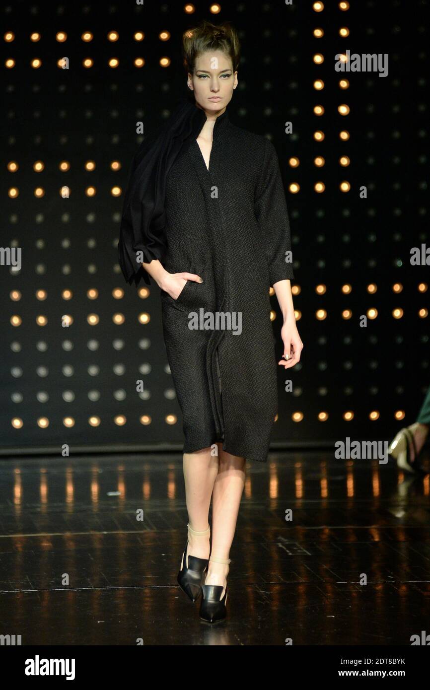 A model displays a creation by designer Fatima Lopes for her Fall ...