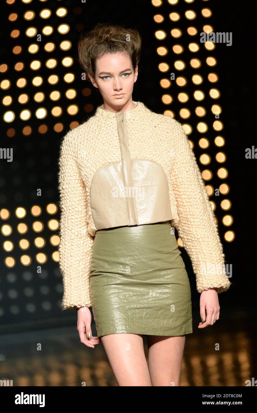 A model displays a creation by designer Fatima Lopes for her Fall ...