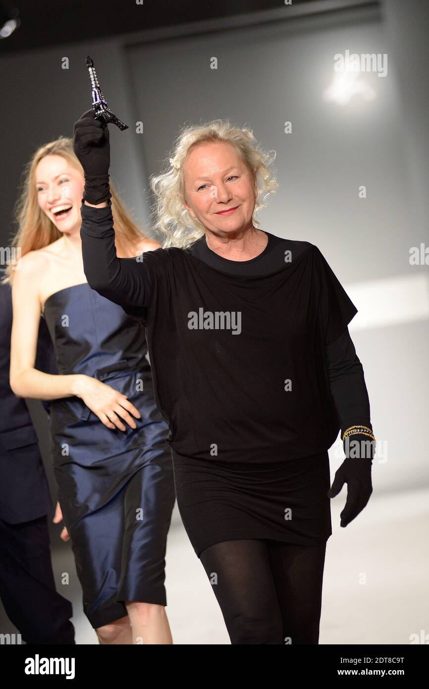 Designer Agnes B makes an appearance after her Fall-Winter 2014-2015 ...