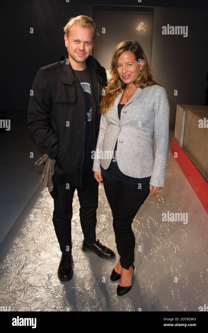 Jade Jagger and her husband Adrian Fillary attending Agnes B's Fall ...