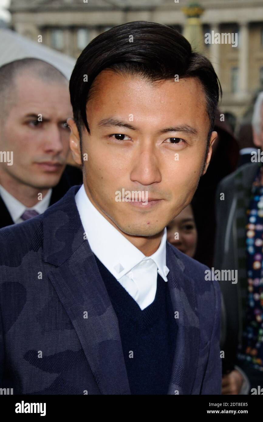 Nicholas Tse arriving for Valentino's Fall-Winter 2014/2015 Ready-To ...