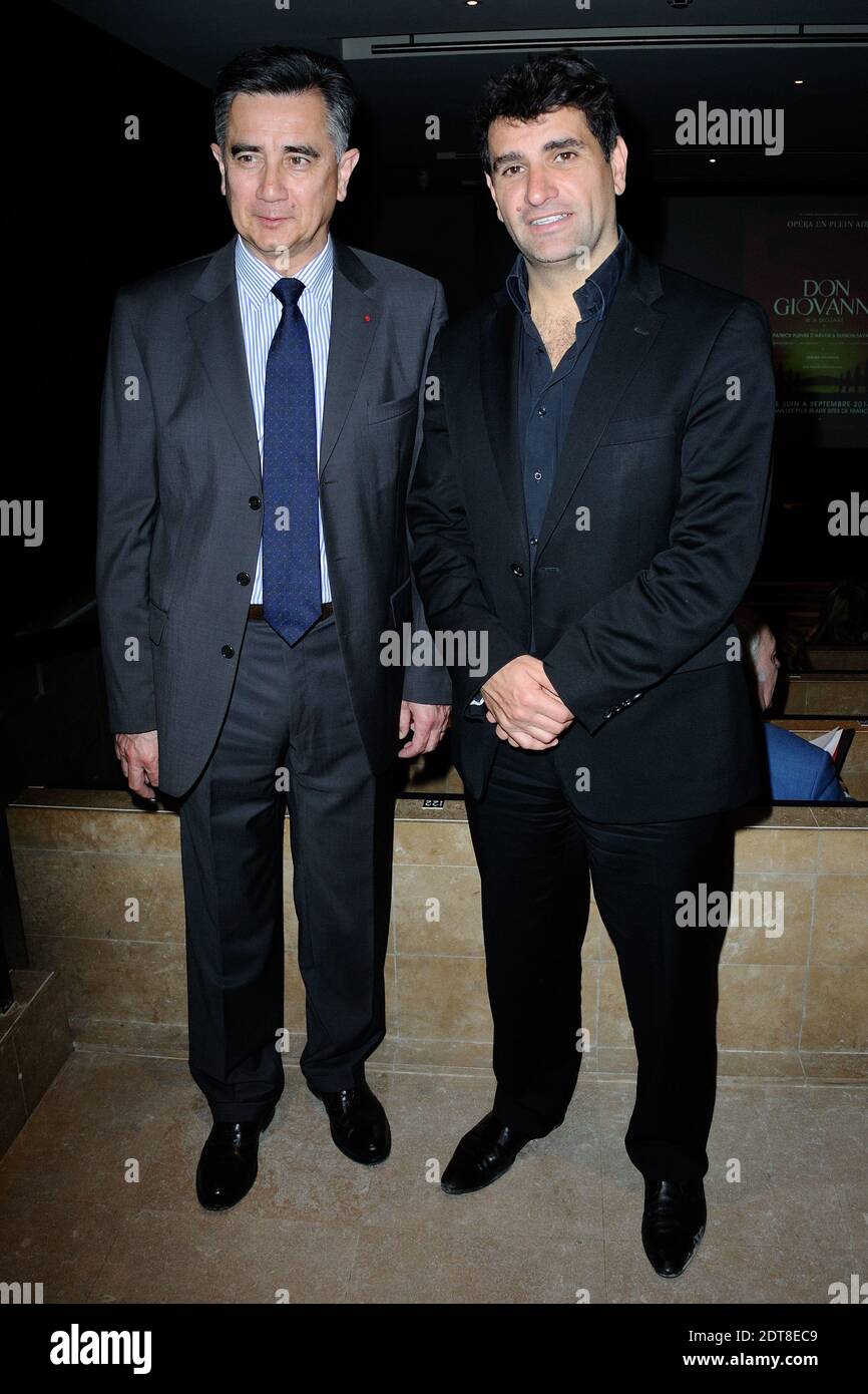 Christian Baptiste attending the 'Opera en plein air' press conference ...