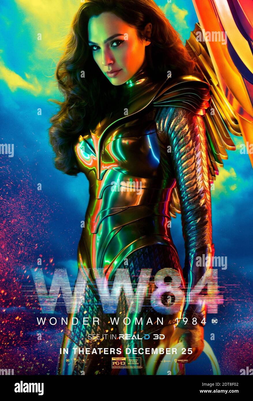WONDER WOMAN 1984, US poster for December 25, 2020 release, Gal Gadot ...