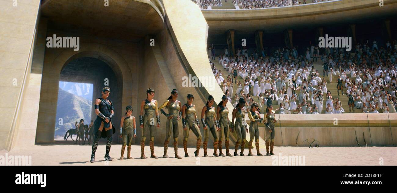 WONDER WOMAN 1984, first two from left: Robin Wright as Antiope, Lilly ...