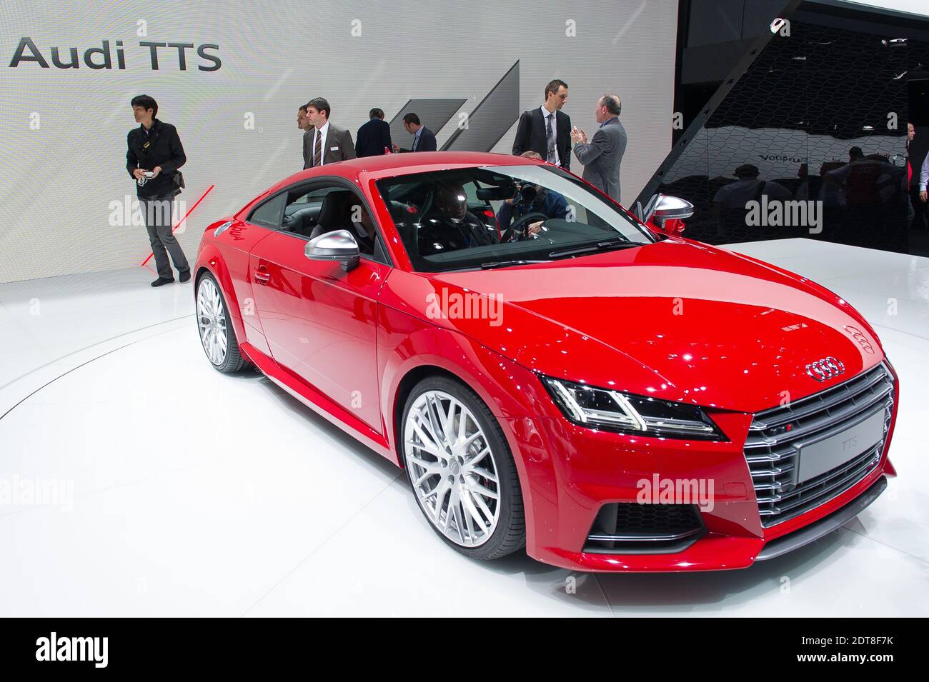 New Audi TTS pictured during the 83rd International Geneva Motor Show ...