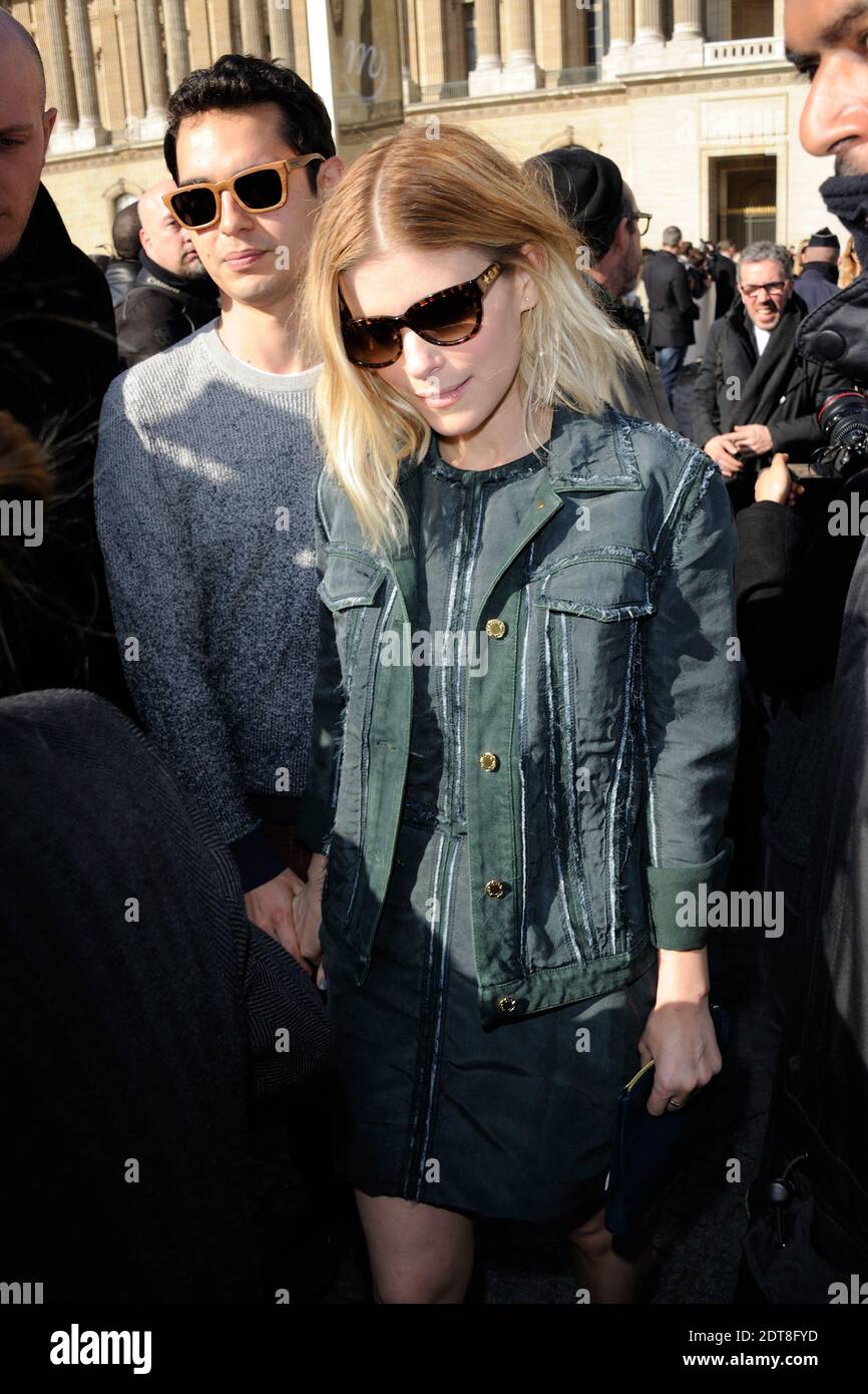 Kate Mara and boyfriend Max Minghella arriving for the Louis Vuitton ...