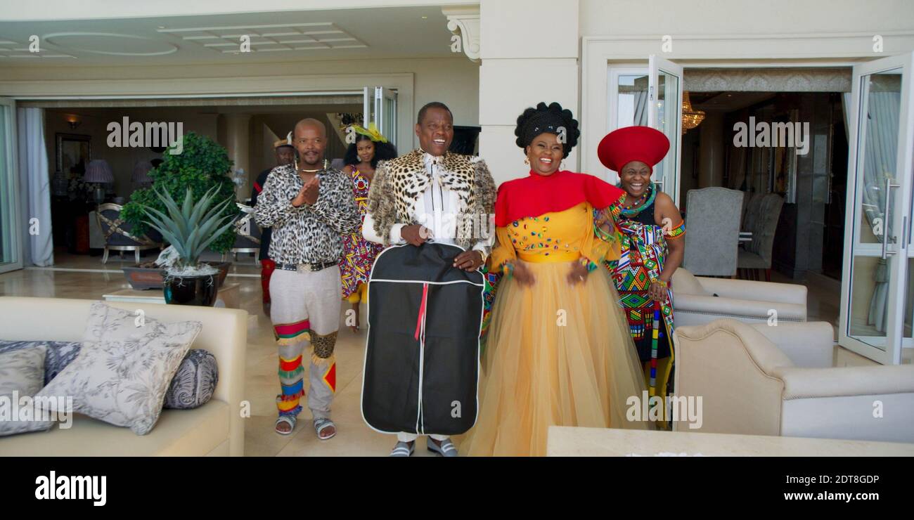HOW TO RUIN CHRISTMAS: THE WEDDING, from left: Trevor Gumbi ...