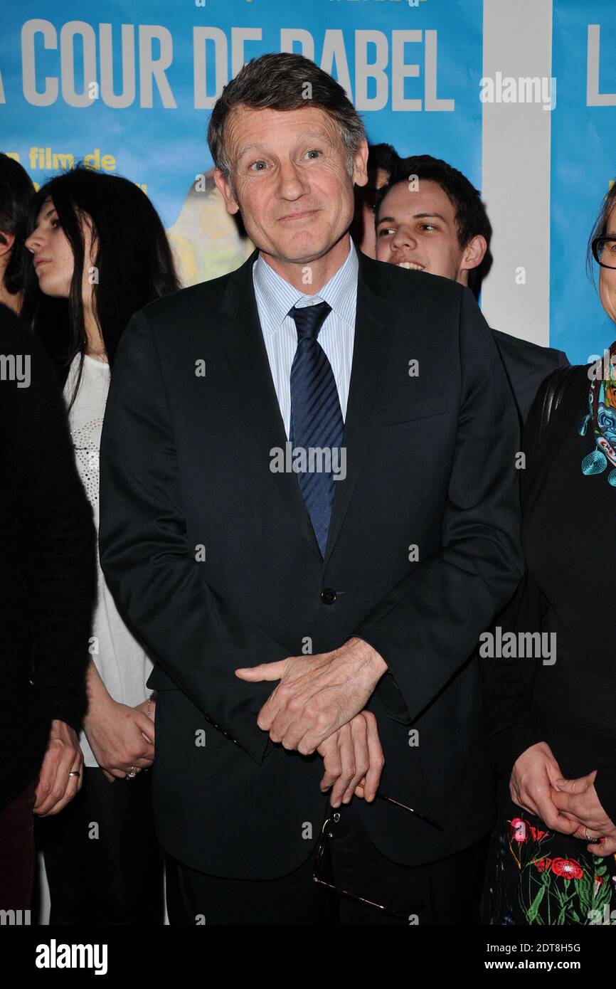 French education minister Vincent Peillon attending the 'La Cour de ...