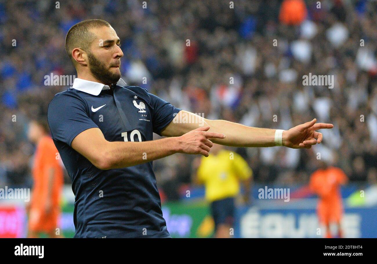 France's Karim Benzema during a International Friendly soccer match ...