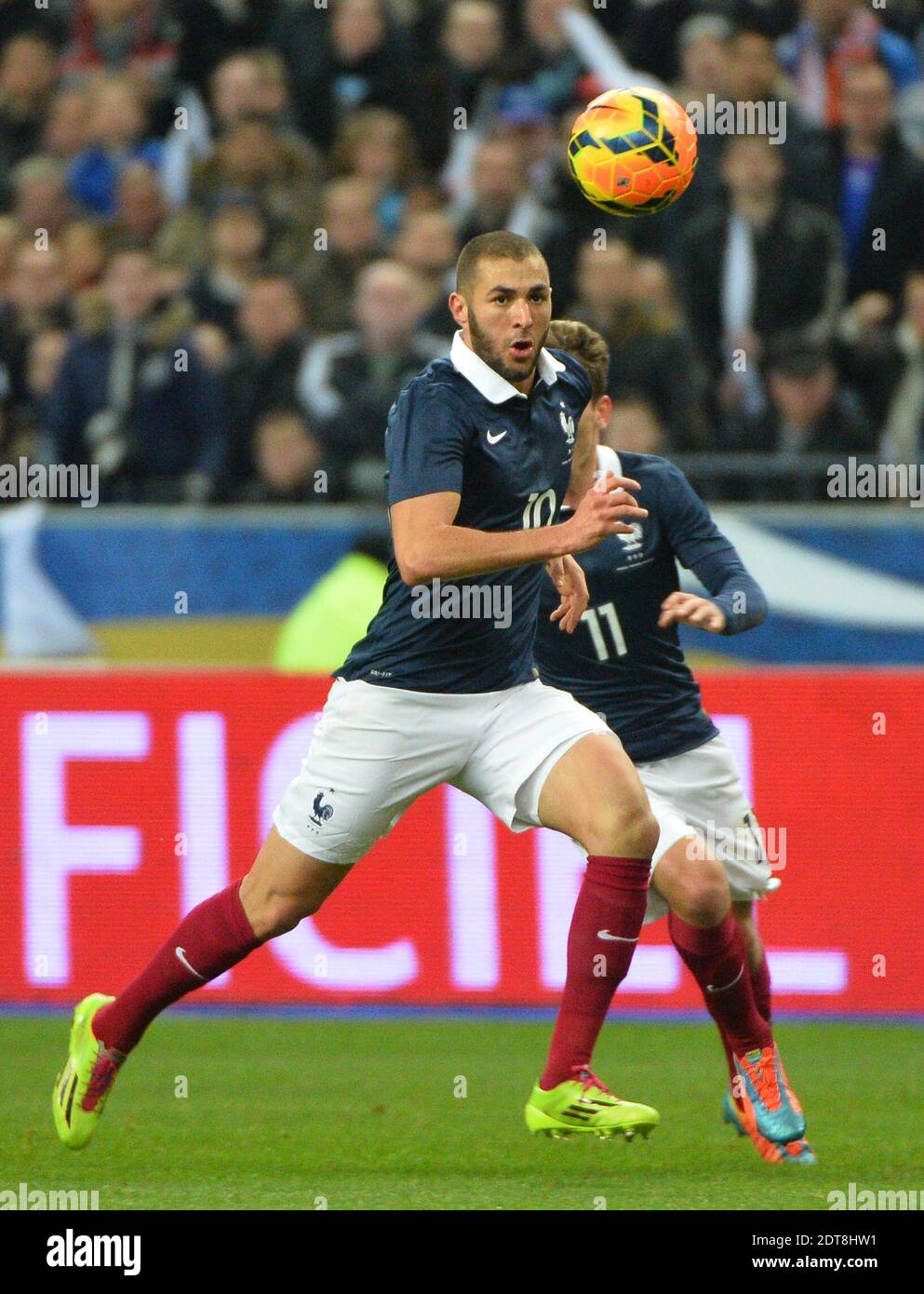 France's Karim Benzema during a International Friendly soccer match ...