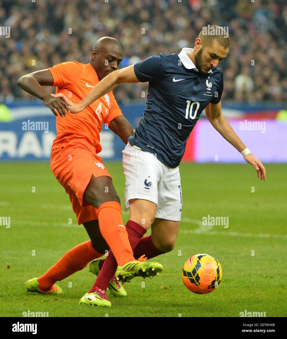 France's Karim Benzema during a International Friendly soccer match ...