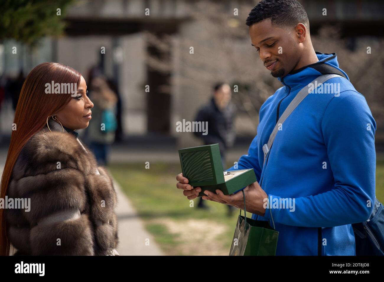 POWER BOOK II: GHOST, from left: Mary J. Blige, Daniel Bellomy, Family ...