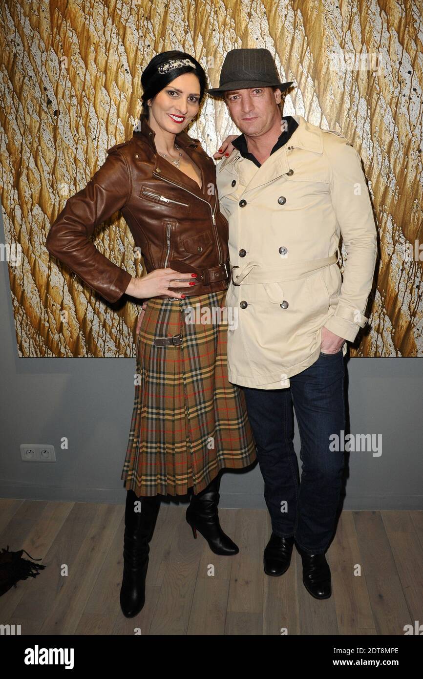 Sylvie Ortega Munos and Ludovic Chancel attending the 'Terre Anonyme ...