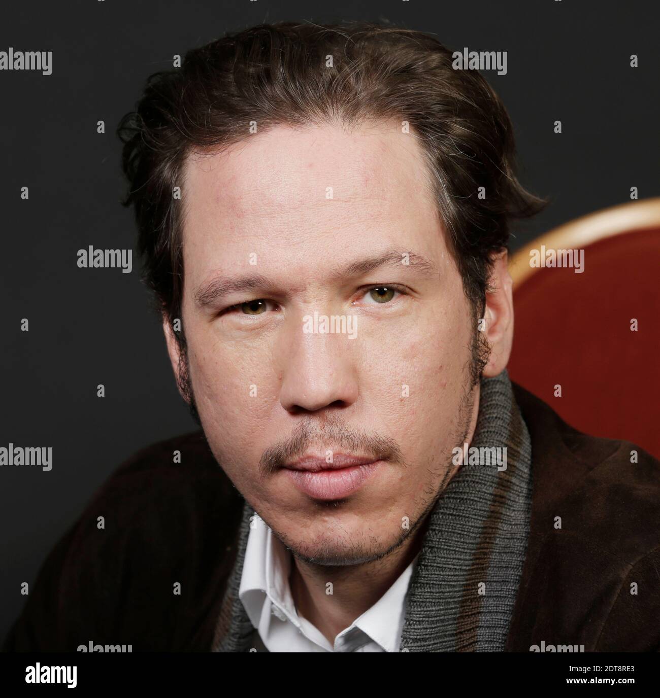 EXCLUSIVE. Reda Kateb poses for the Cinema award Patrick Dewaere prize ...