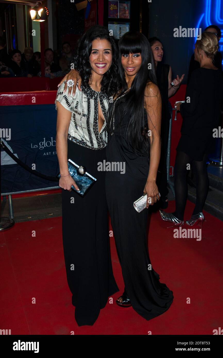 Mia Frye and Sabrina Ouazani attending the 2014 Globes de Cristal ...