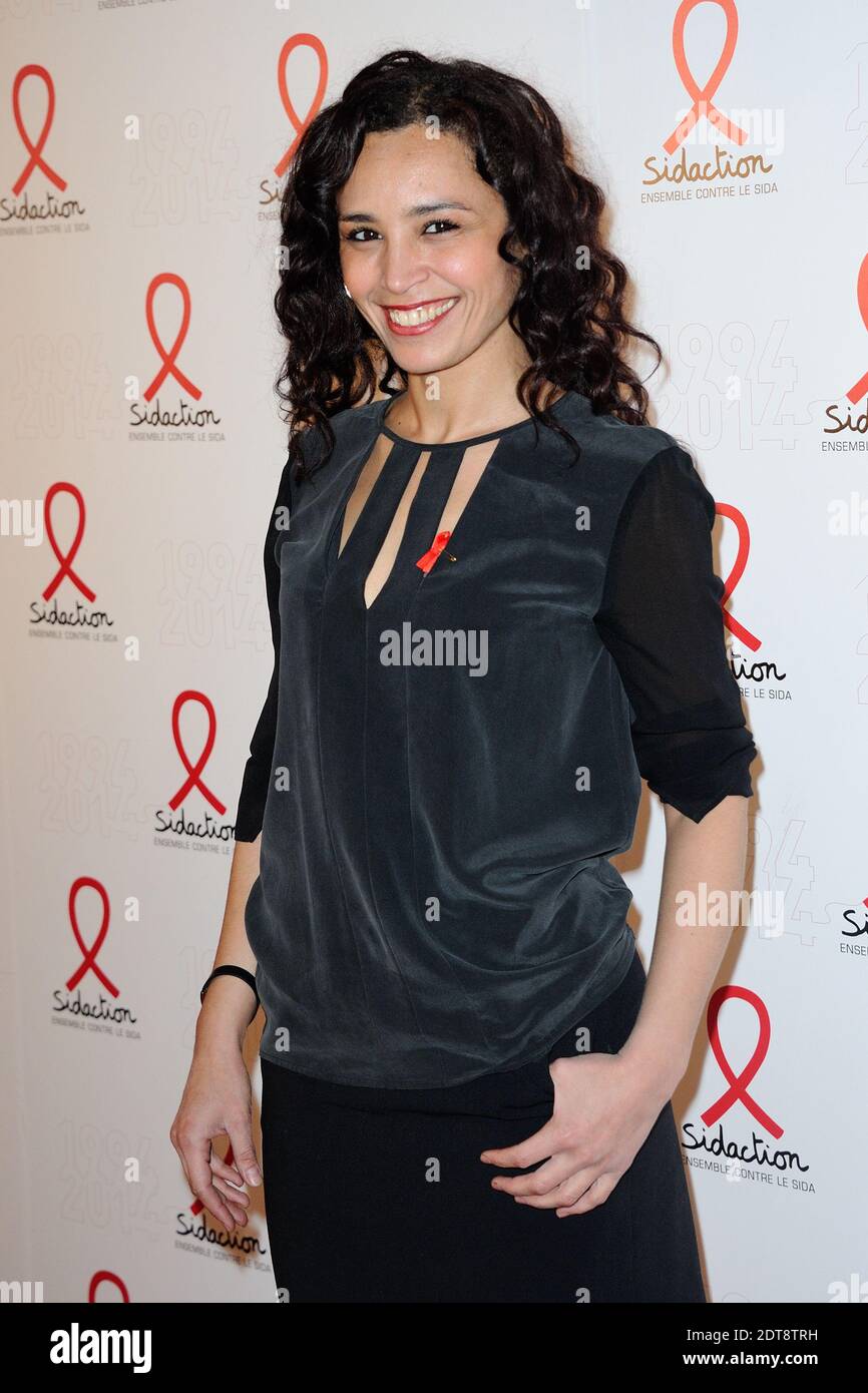 Aida Touhiri posing at a photocall for the launching of the 2014 ...