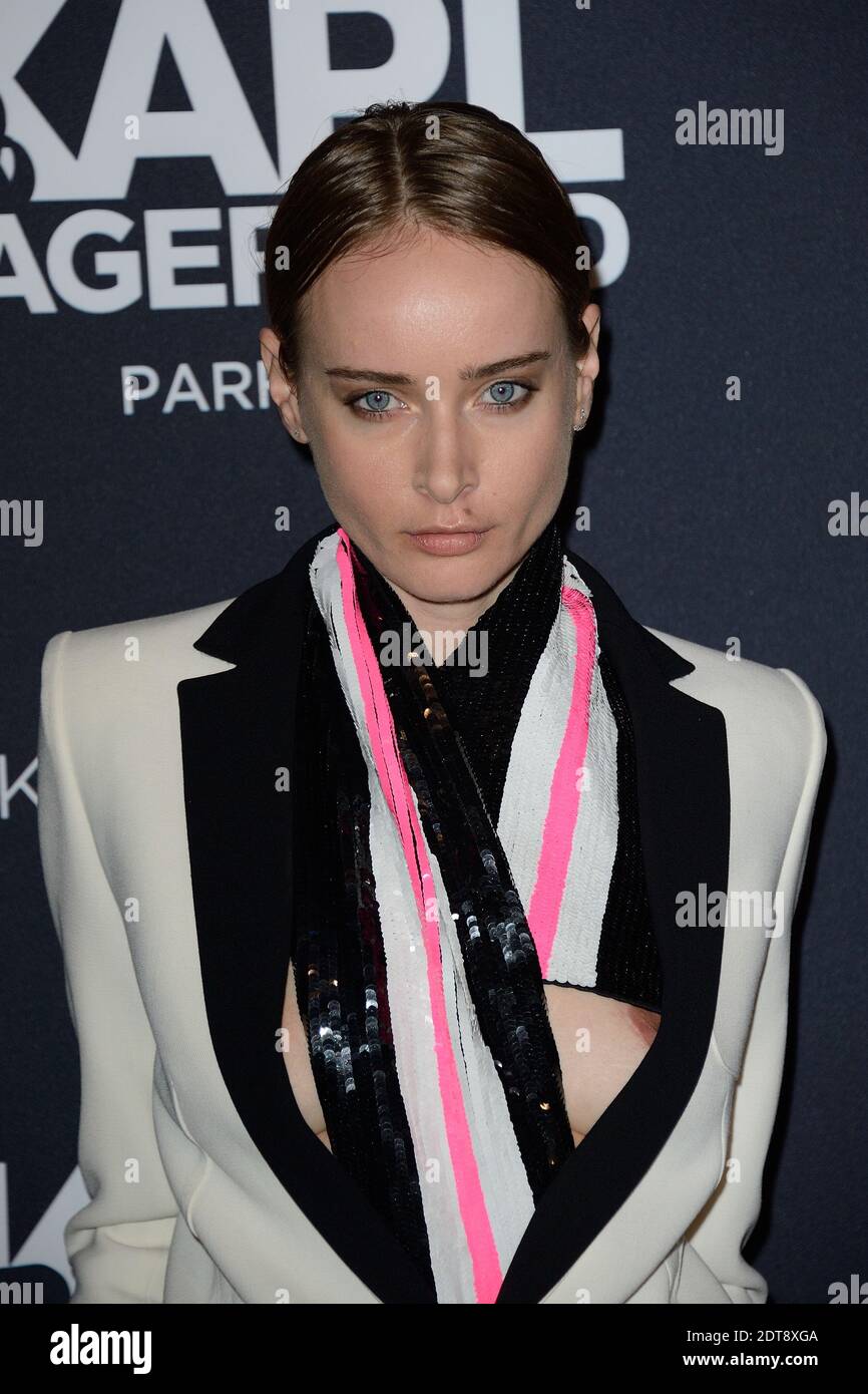 Olga Sorokina attending the Karl Lagerfeld New Perfume launch party ...