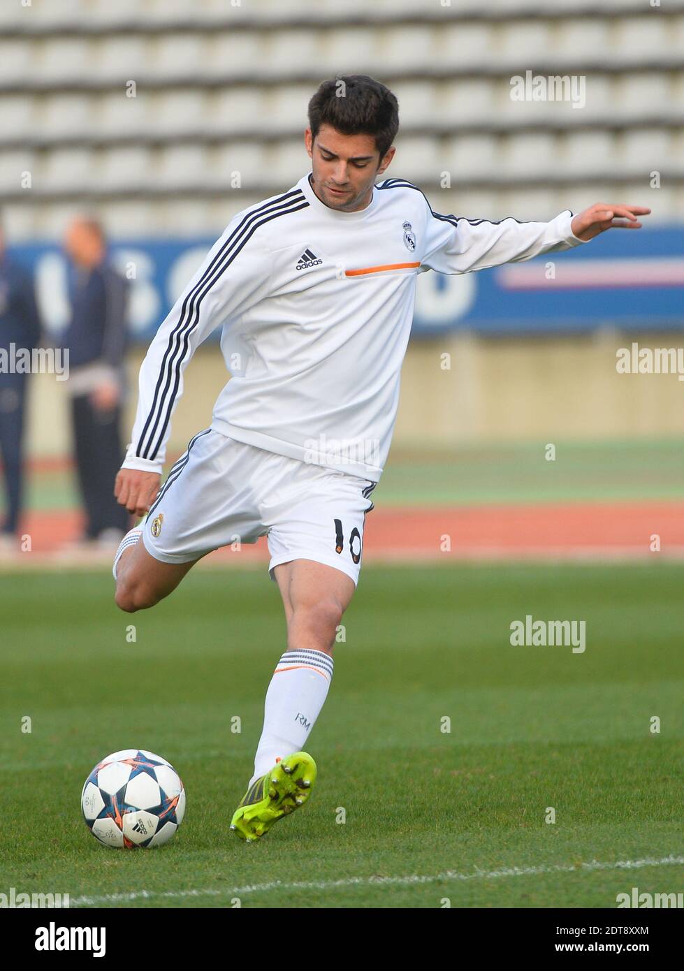 Real Madrid's French midfielder Enzo Zidane, the 18-year-old son of ...