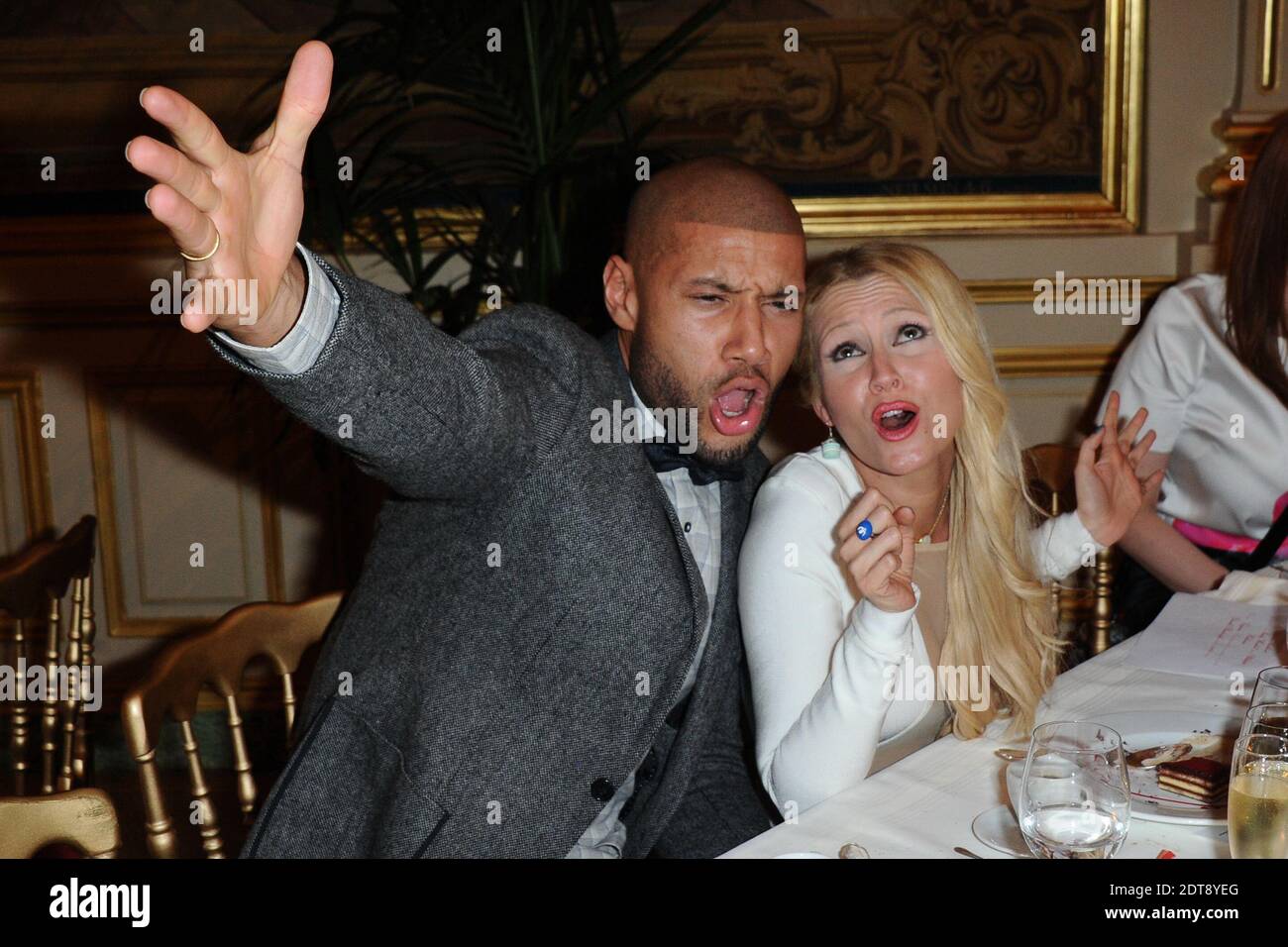Xavier Delarue and Tatiana Laurence-Delarue attending the fundraiser ...