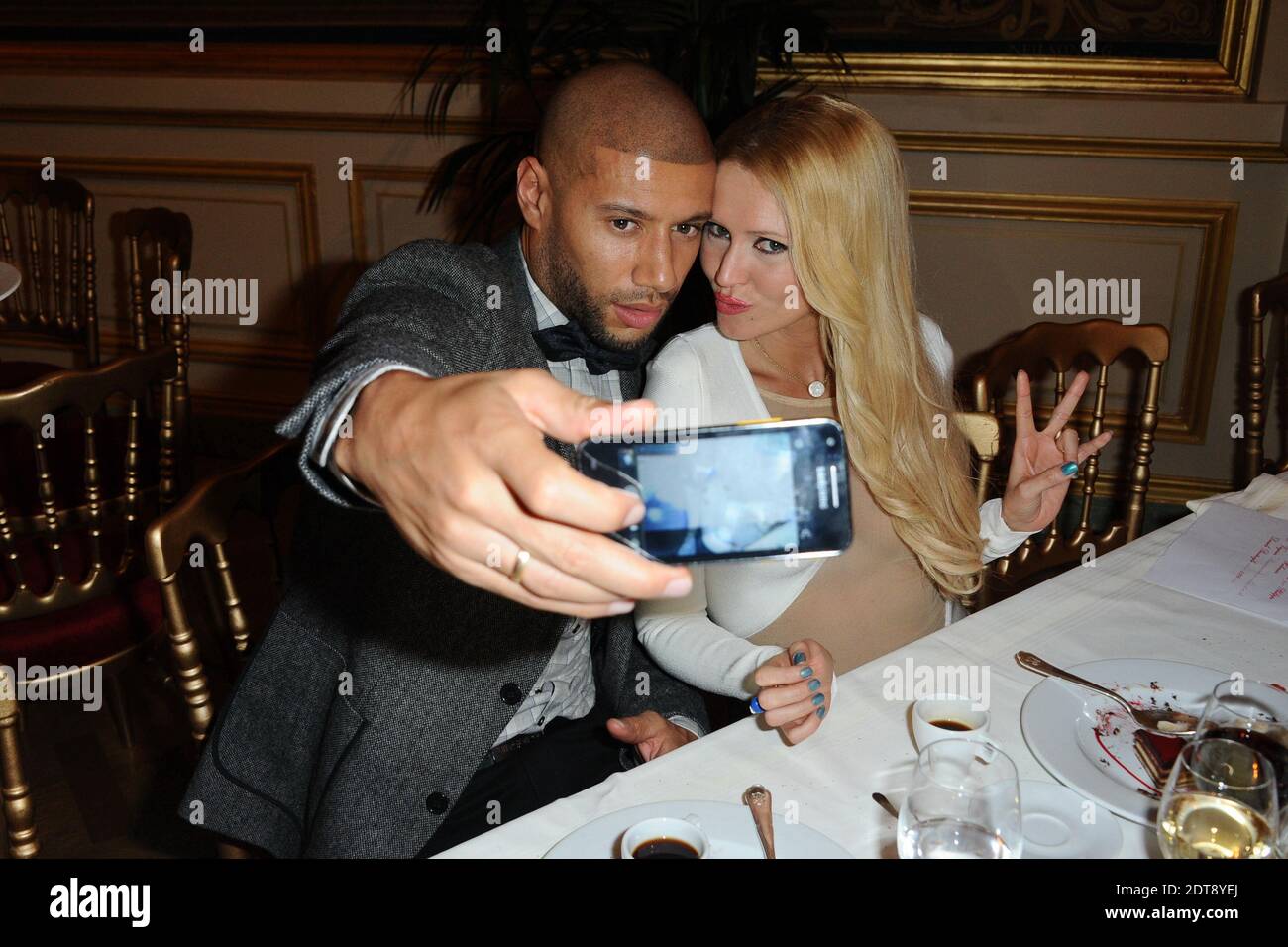 Xavier Delarue and Tatiana Laurence-Delarue attending the fundraiser ...
