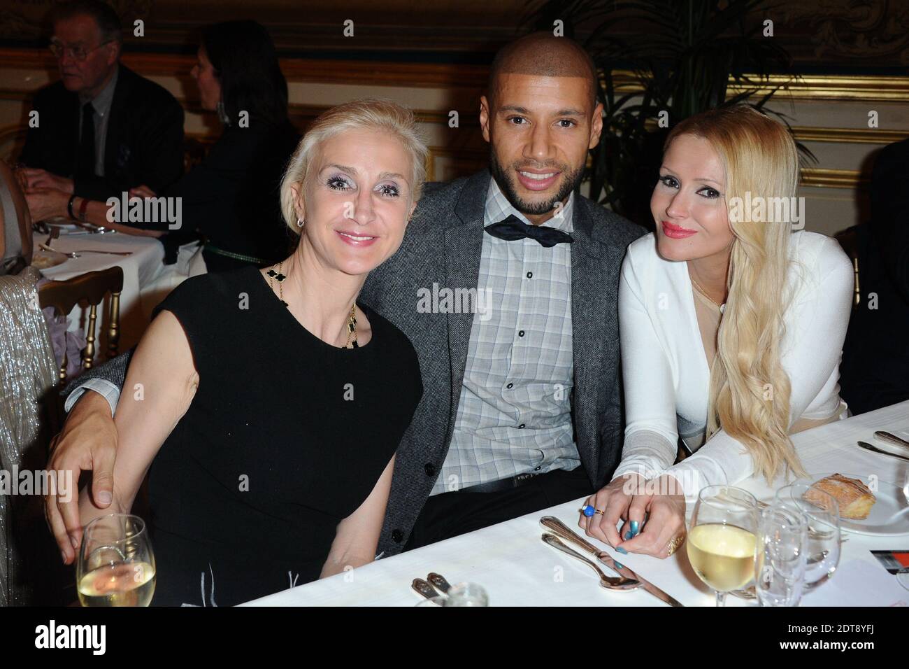 Valerie Bardet, Xavier Delarue and Tatiana Laurence-Delarue attending ...
