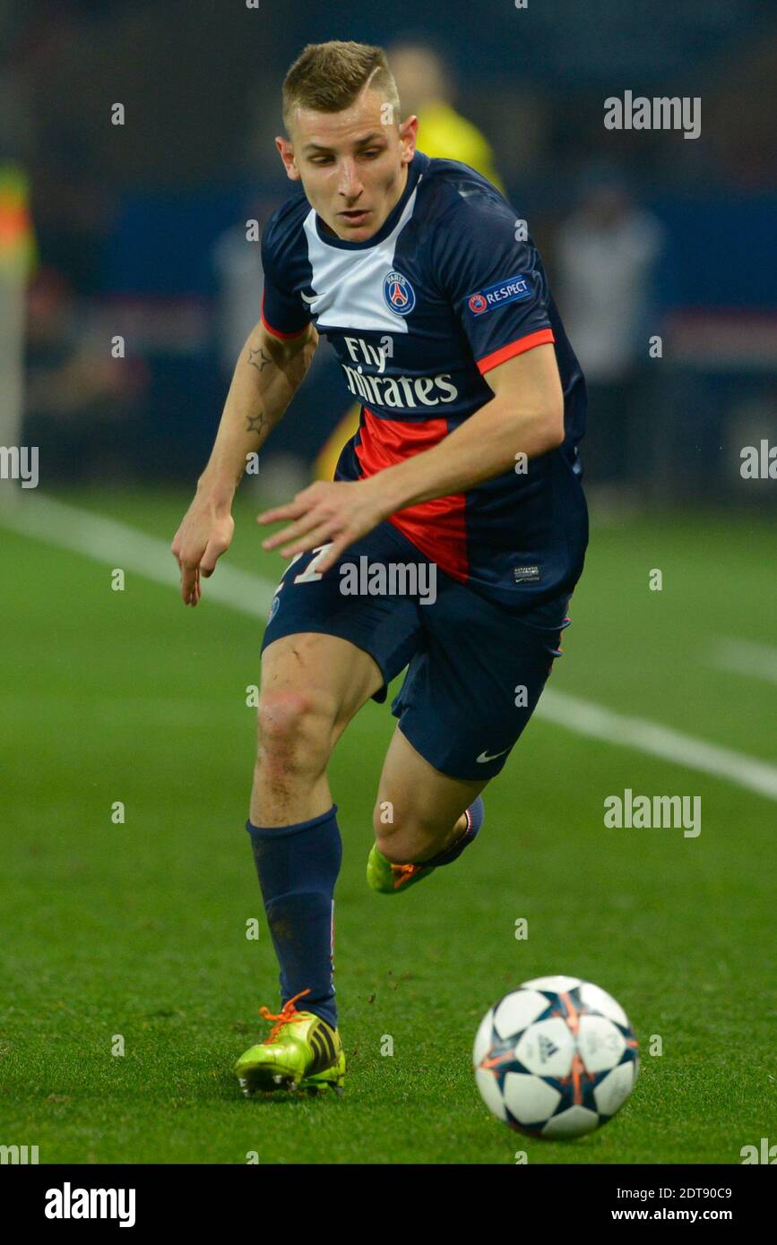 PSG's Lucas Digne during the UEFA Champions League 16 second leg soccer ...
