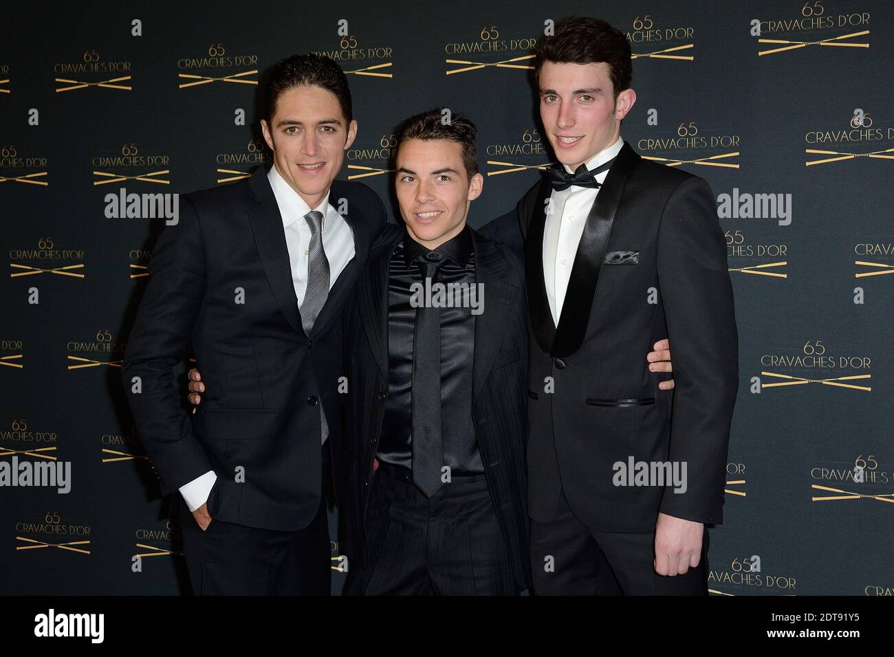 Christophe Soumillon and Maxime Guyon attending the 65th Cravaches D'Or ...