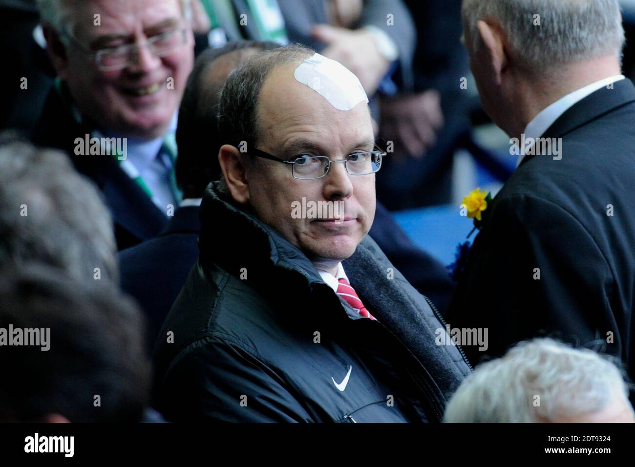 Prince of Monaco Albert during the 6th nations rugby match, France vs ...