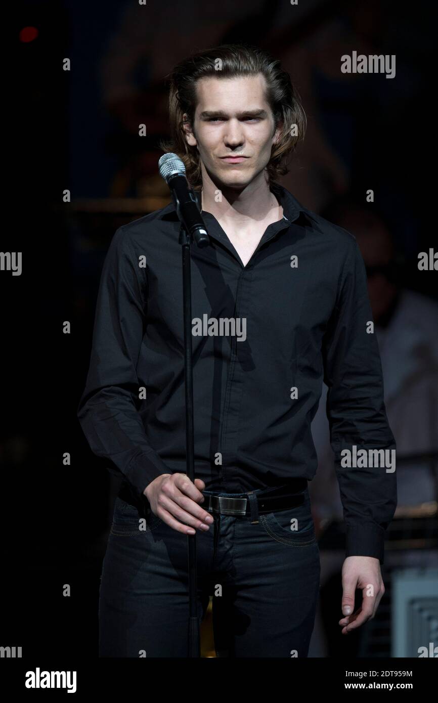 French opera singer and tenor Amaury Vassili performs at Palais des ...