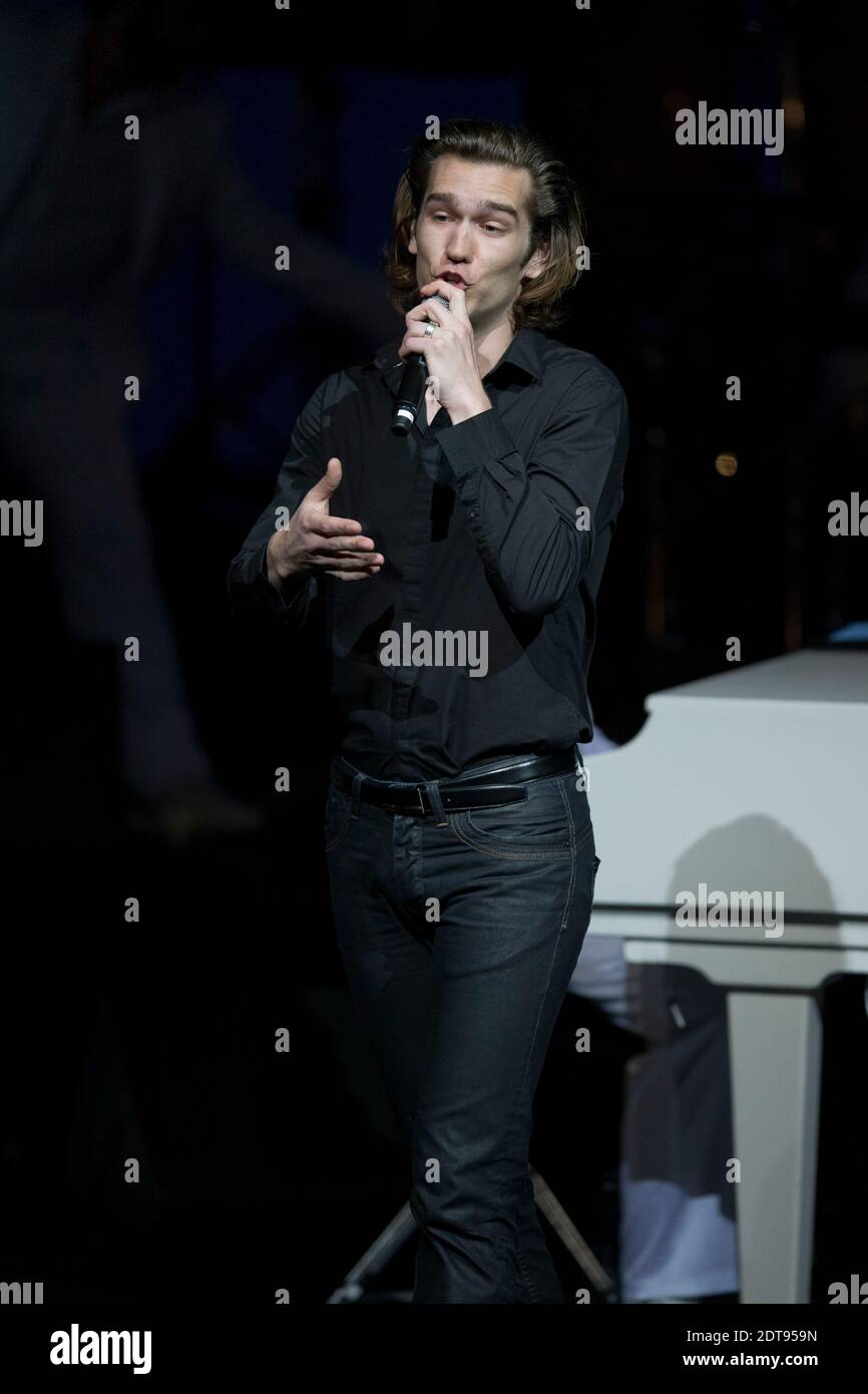 French opera singer and tenor Amaury Vassili performs at Palais des ...