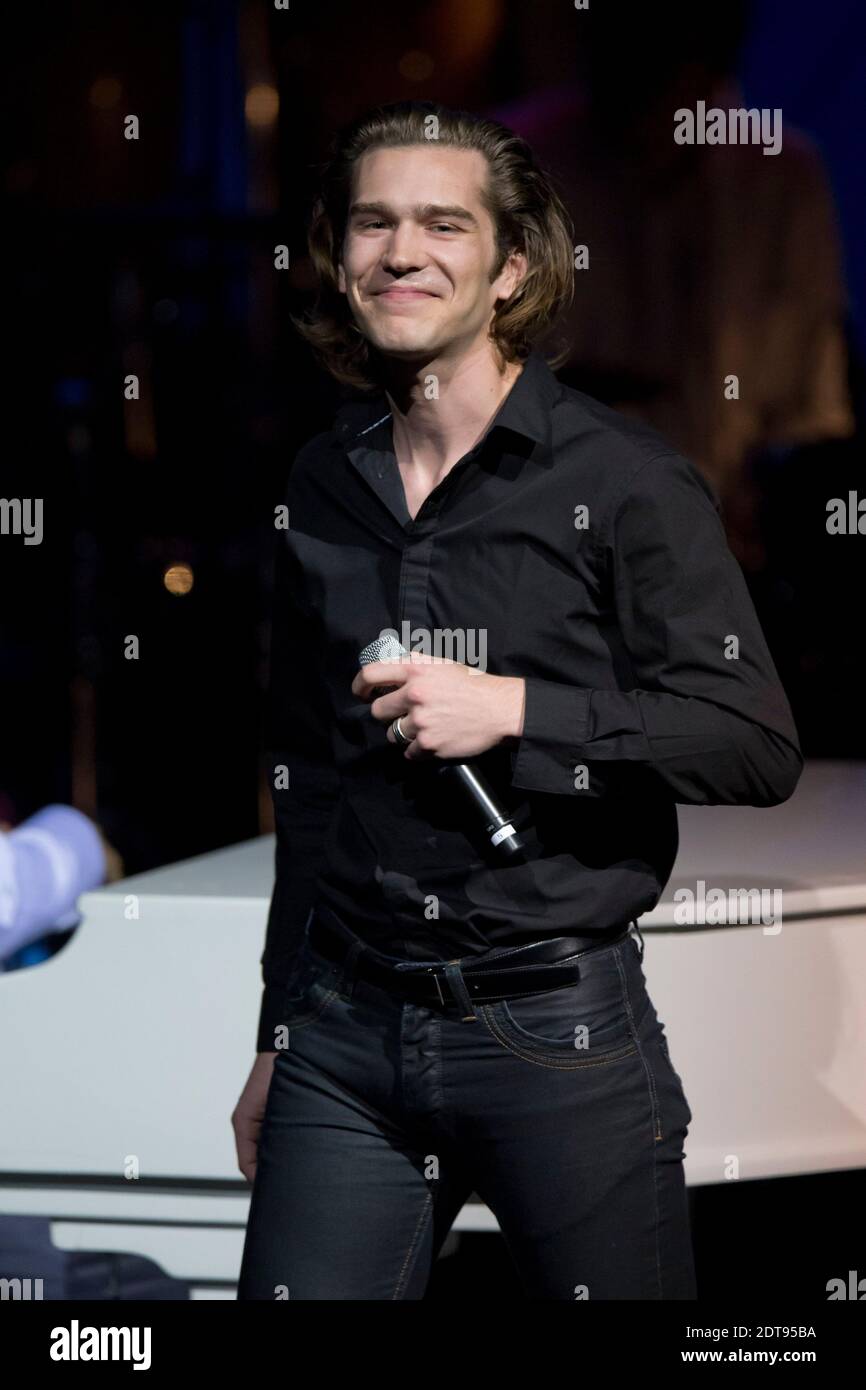 French opera singer and tenor Amaury Vassili performs at Palais des ...