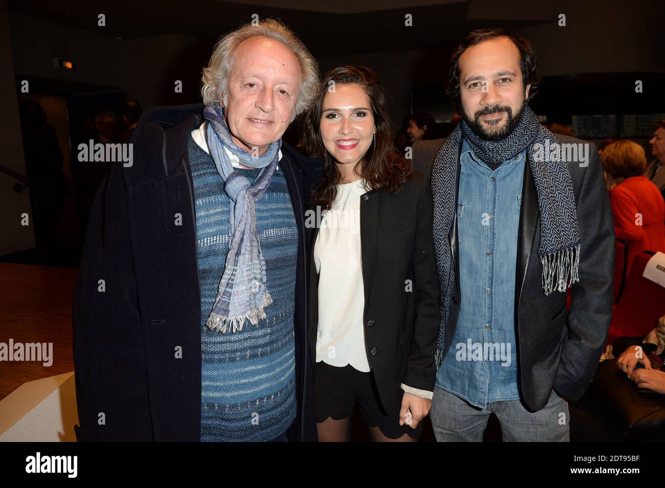 Didier Barbelivien, Joyce Jonathan and Fabien Nataf attending the Sacem ...