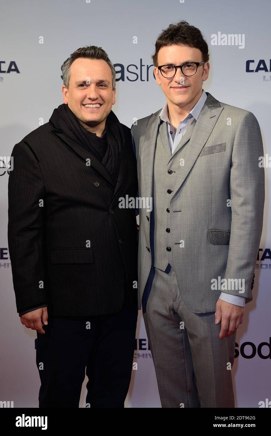 Anthony Russo and Joe Russo attending the premiere of 'Captain America ...