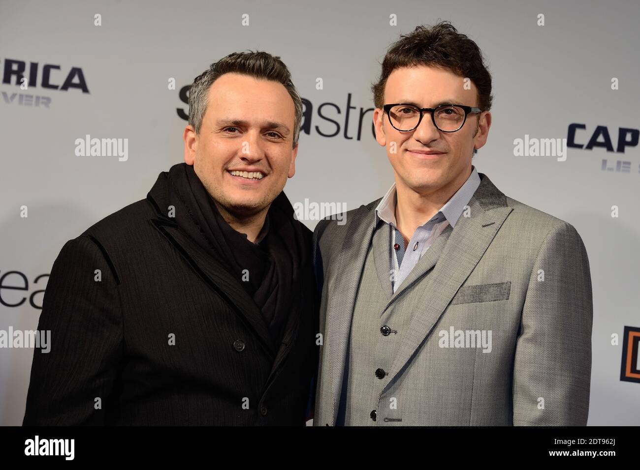 Anthony Russo and Joe Russo attending the premiere of 'Captain America ...