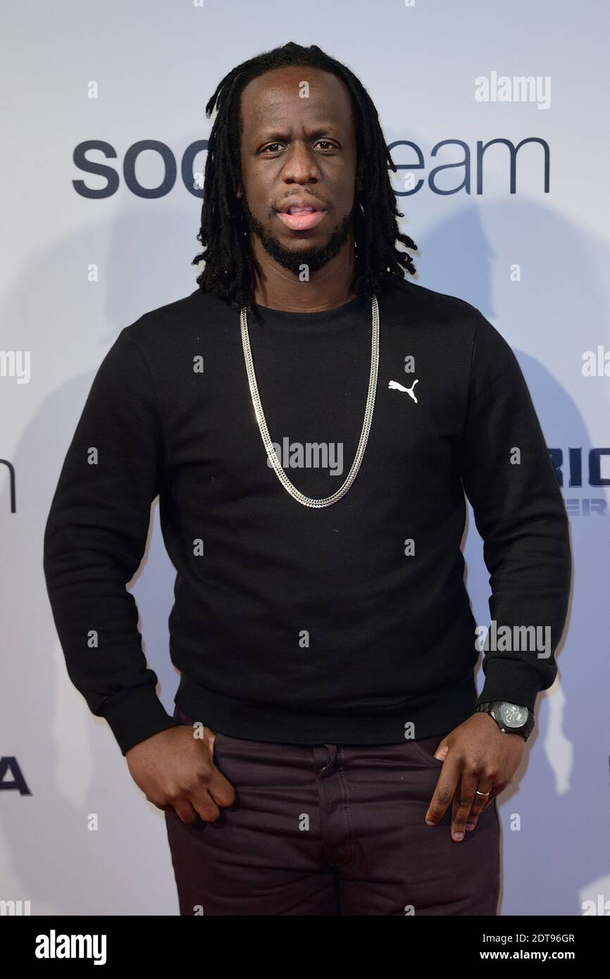 Youssoupha attending the premiere of 'Captain America The Winter ...