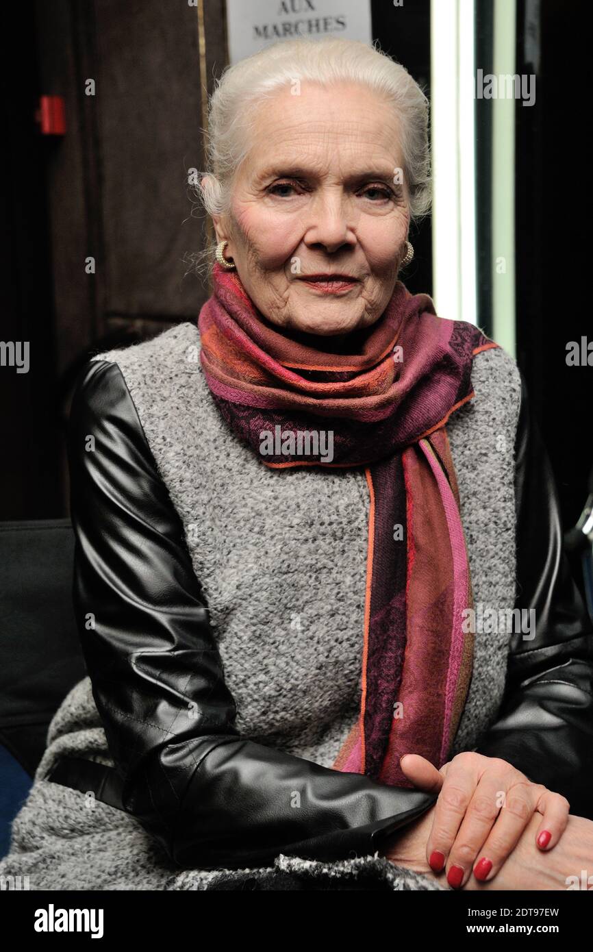 Corinne Marchand attending the premiere of 'Cleo De 5 A 7' held at Le ...