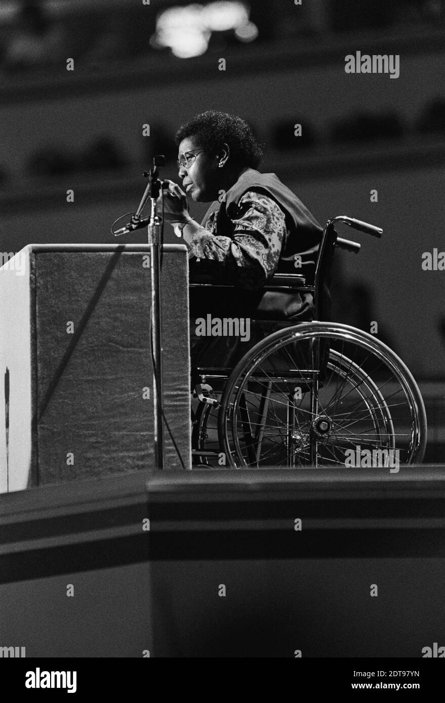 Woman disability who wheelchair Black and White Stock Photos & Images ...
