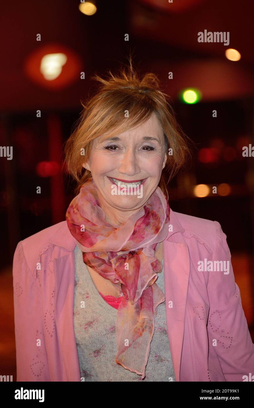 Marie-Anne Chazel poses before the screening of Le Vieux Qui Ne Voulait ...