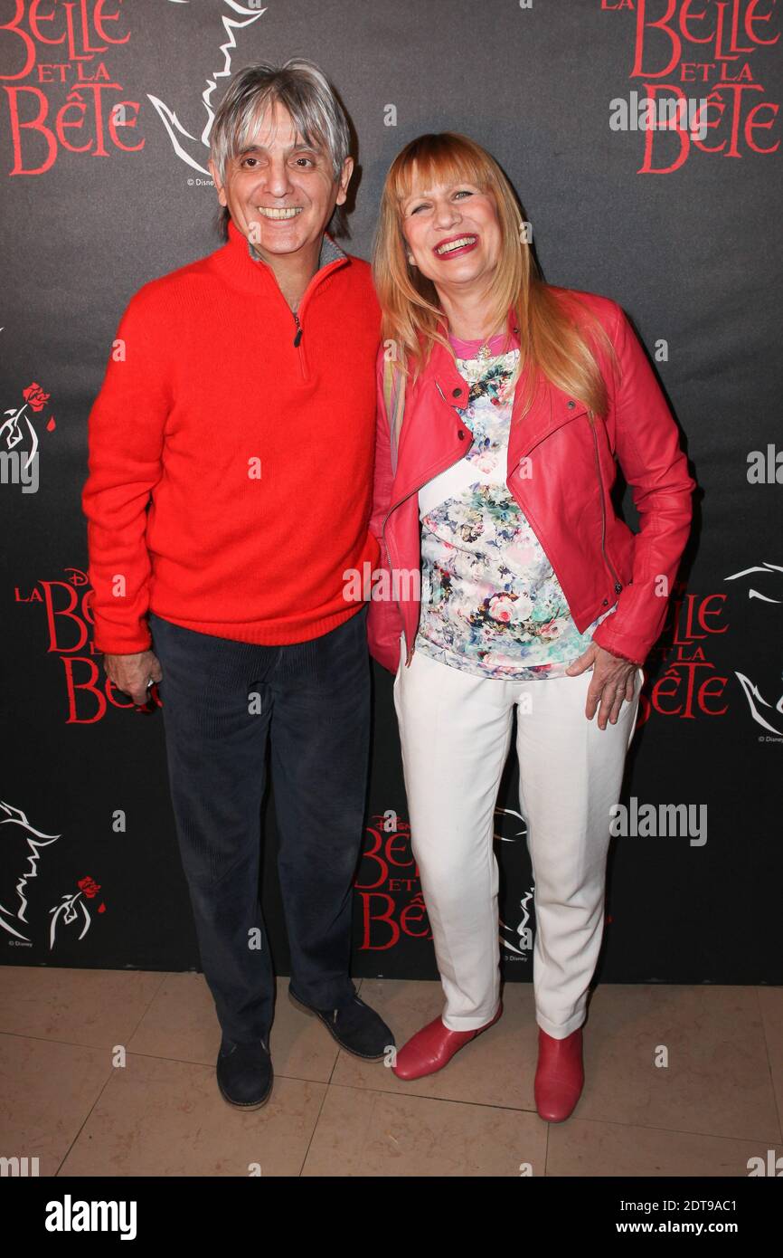 Stone and her husband Mario d'Alba attending the premiere of the ...