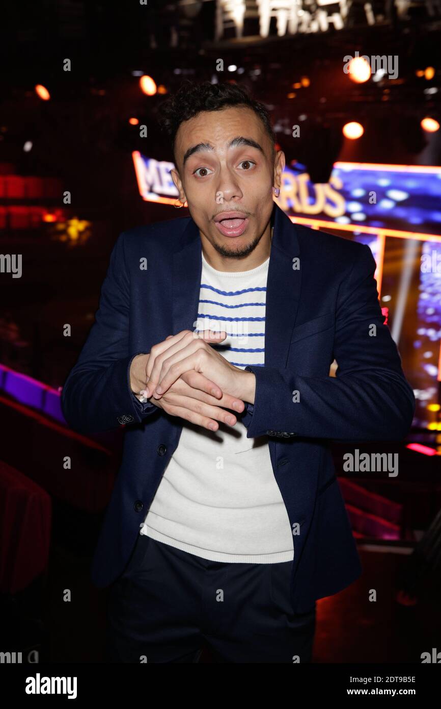 Exclusive - Mister V attending the Web Comedy awards held at Bobino in ...