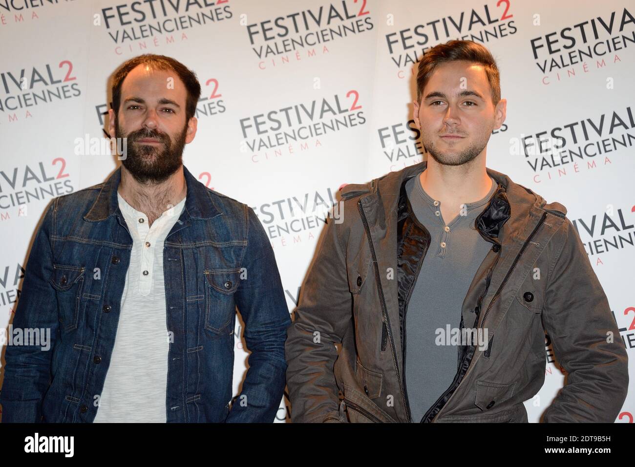 Gregoire Marchal and P.J. Boudousque pose before the screening of ...