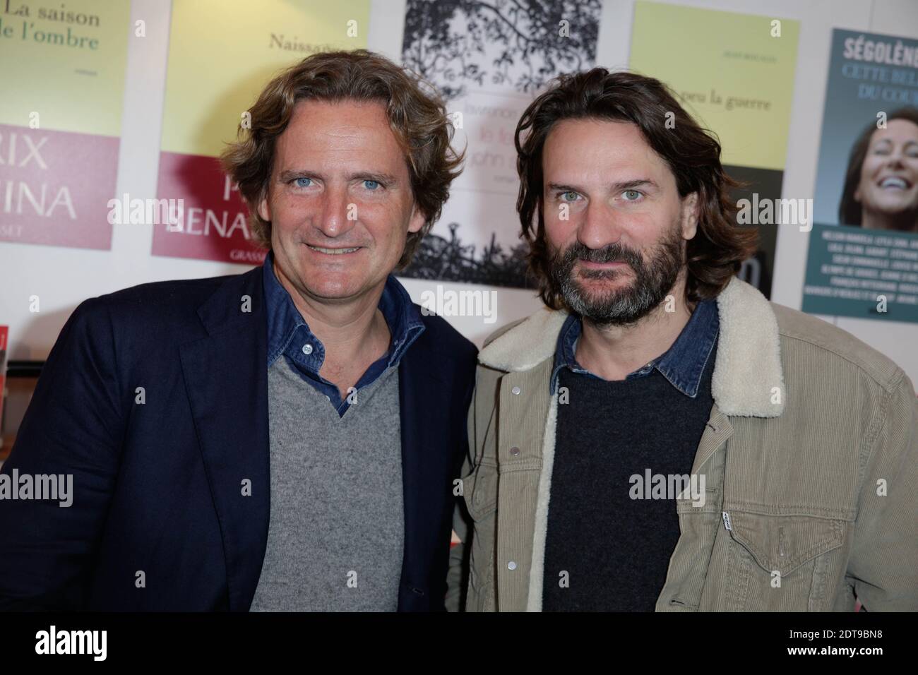 Charles Beigbeder and Frederic Beigbeder signs copies of his book ...