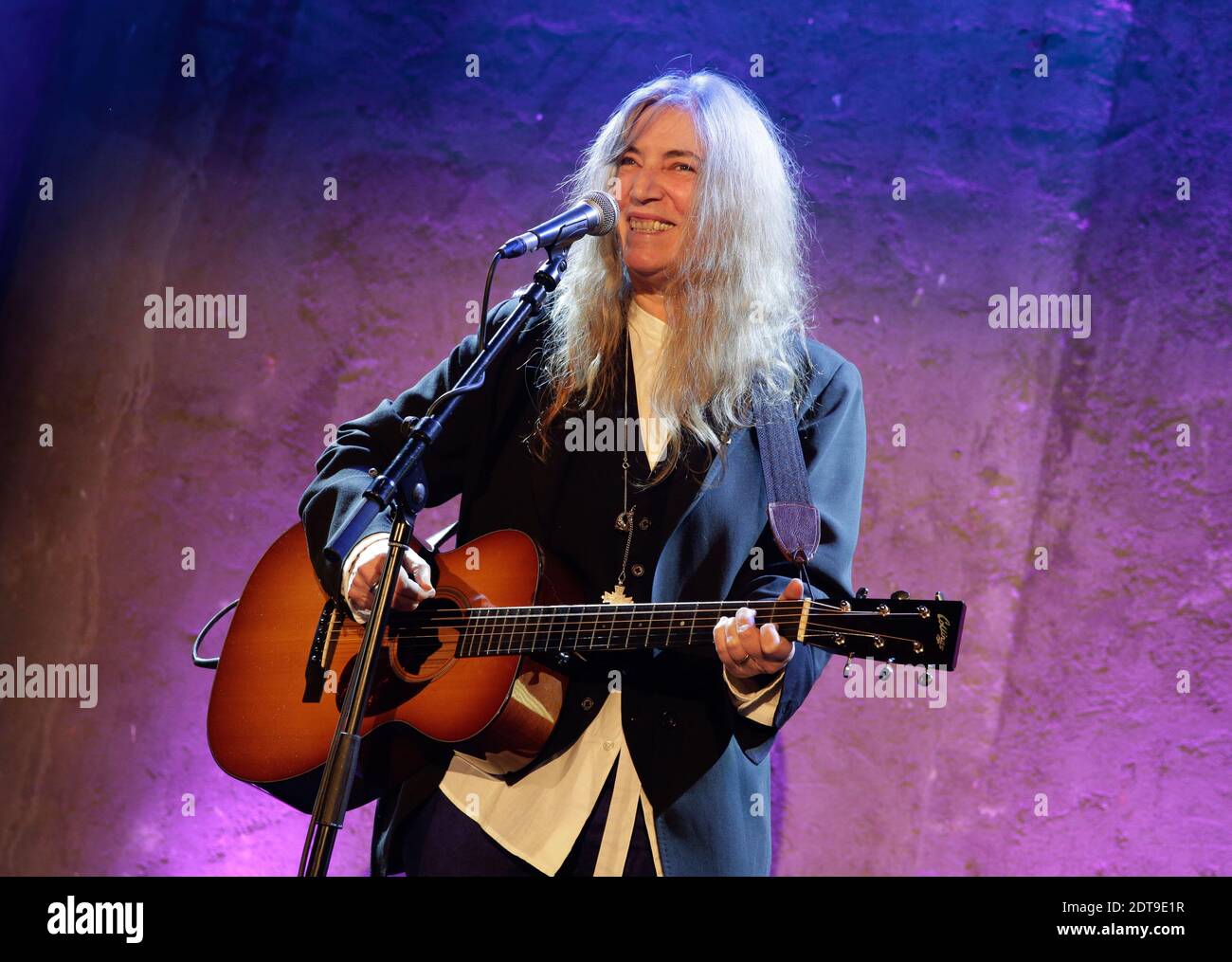 Patti Smith performing at 'Aurel-BGC' party for preview of the ...