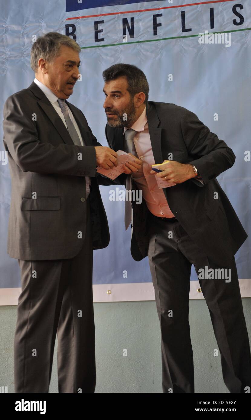 Ali Benflis, former prime minister of Algeria and candidate of the ...