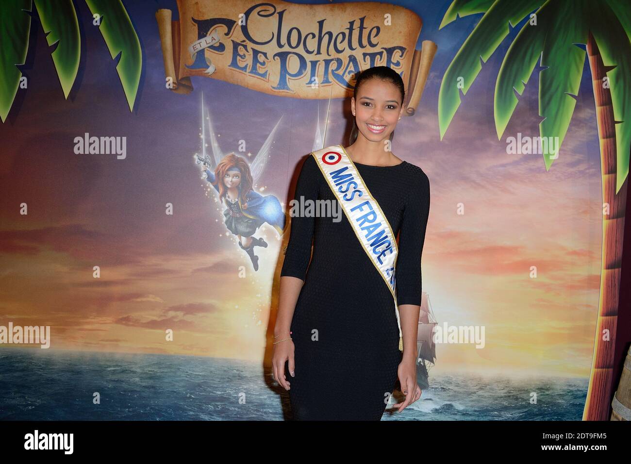 Miss France 2014, Flora Coquerel attending the premiere of 'Clochette ...
