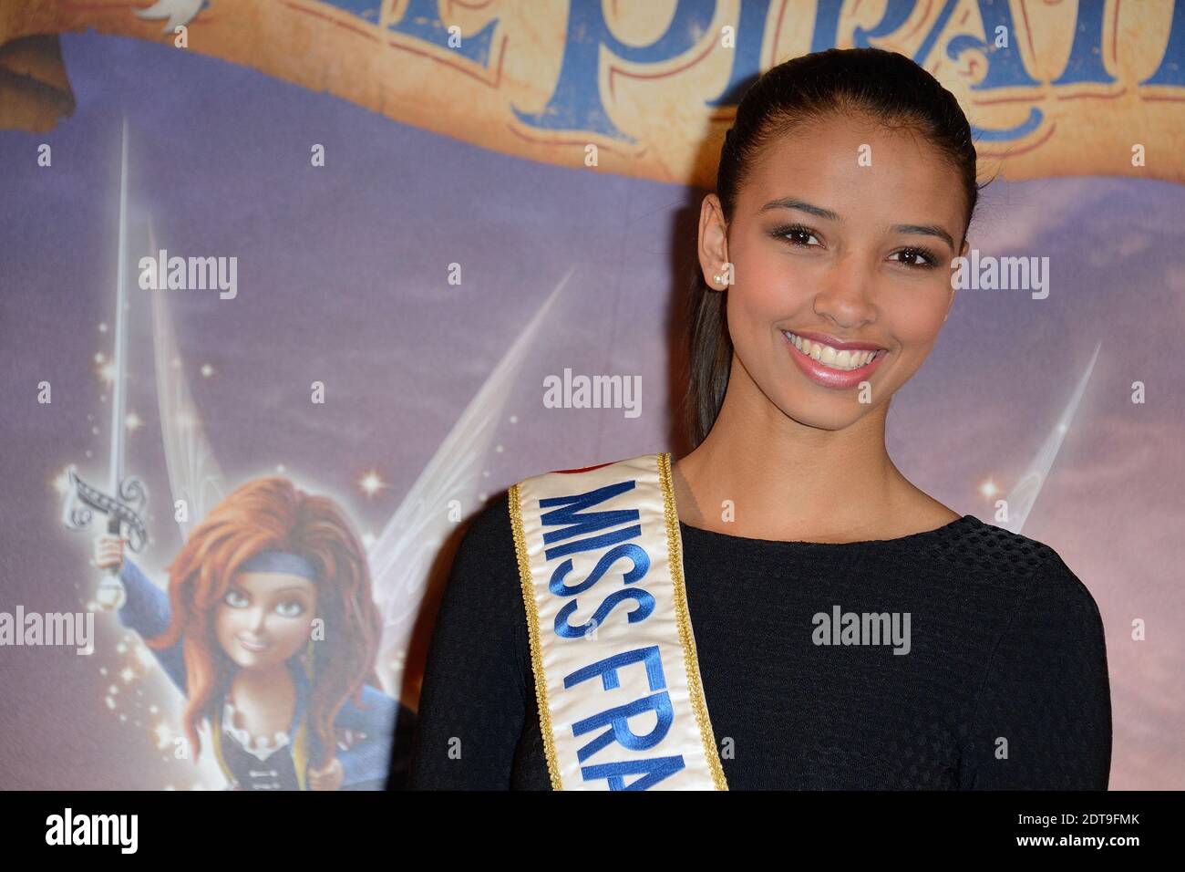 Miss France 2014, Flora Coquerel attending the premiere of 'Clochette ...