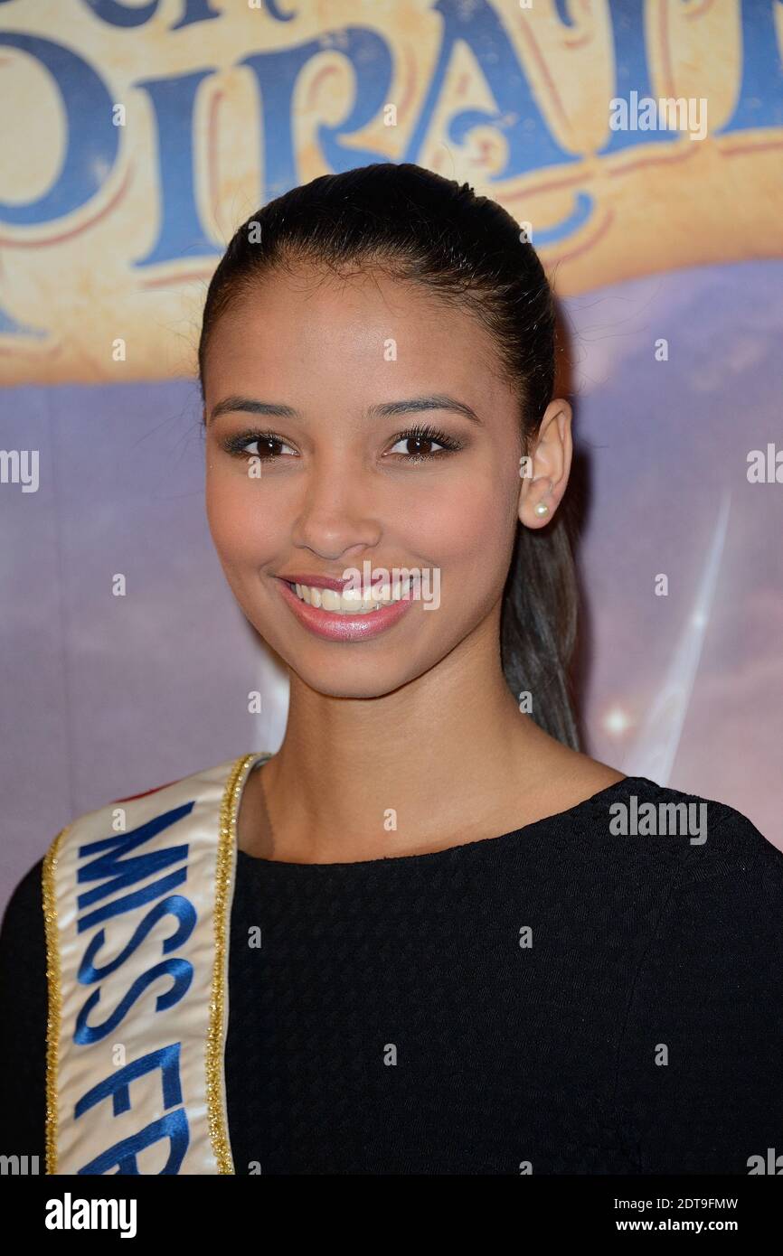Miss France 2014, Flora Coquerel attending the premiere of 'Clochette ...
