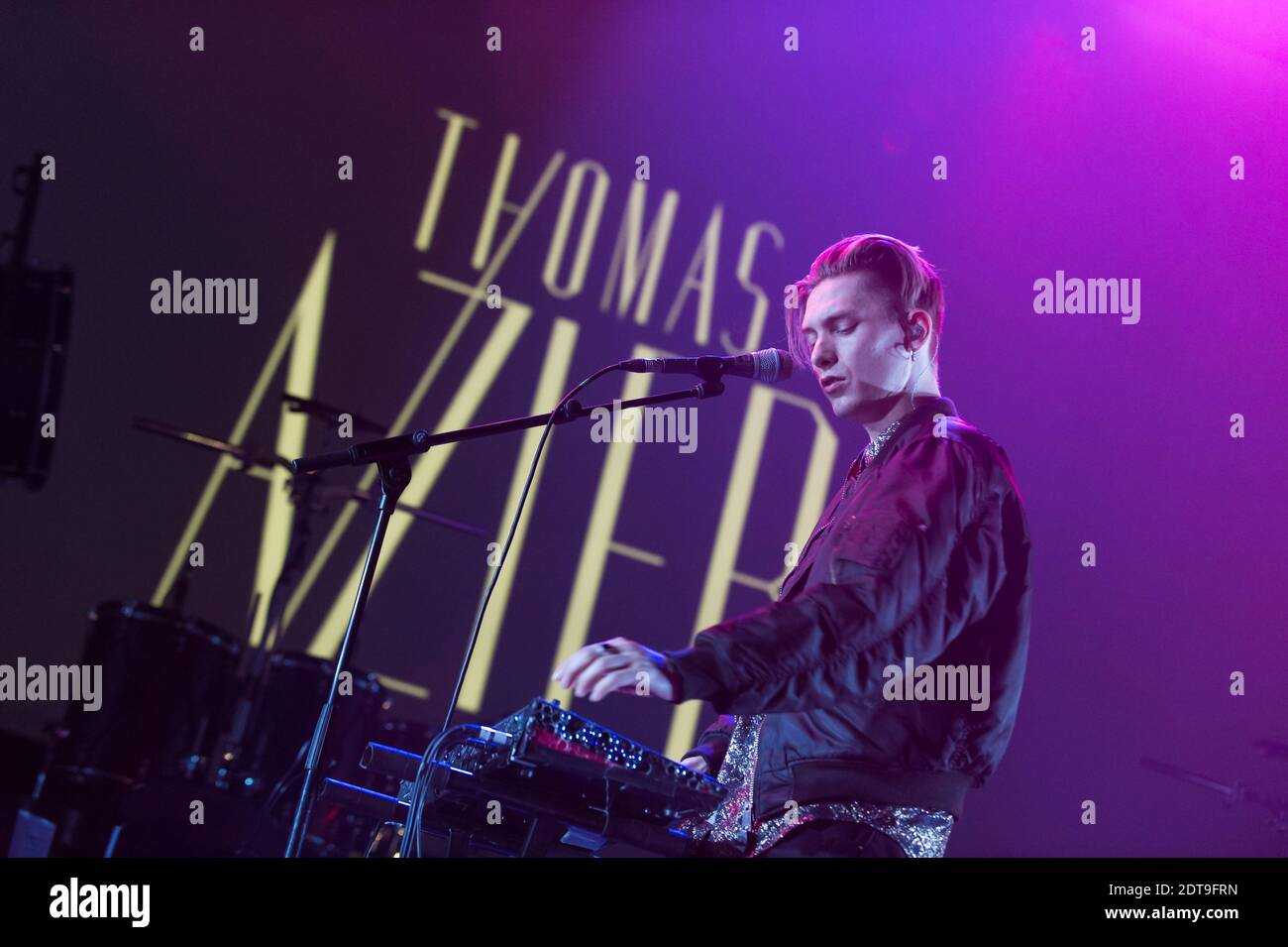 Thomas Azier perfoms in concert in Geneva, Switzerland on Febuary 22 ...
