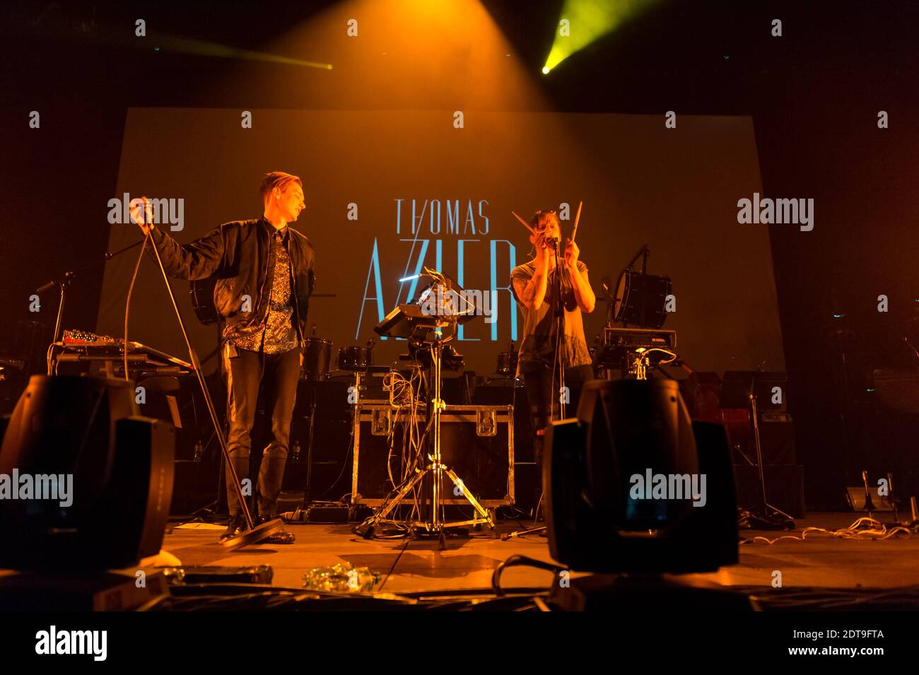 Thomas Azier perfoms in concert in Geneva, Switzerland on Febuary 22 ...