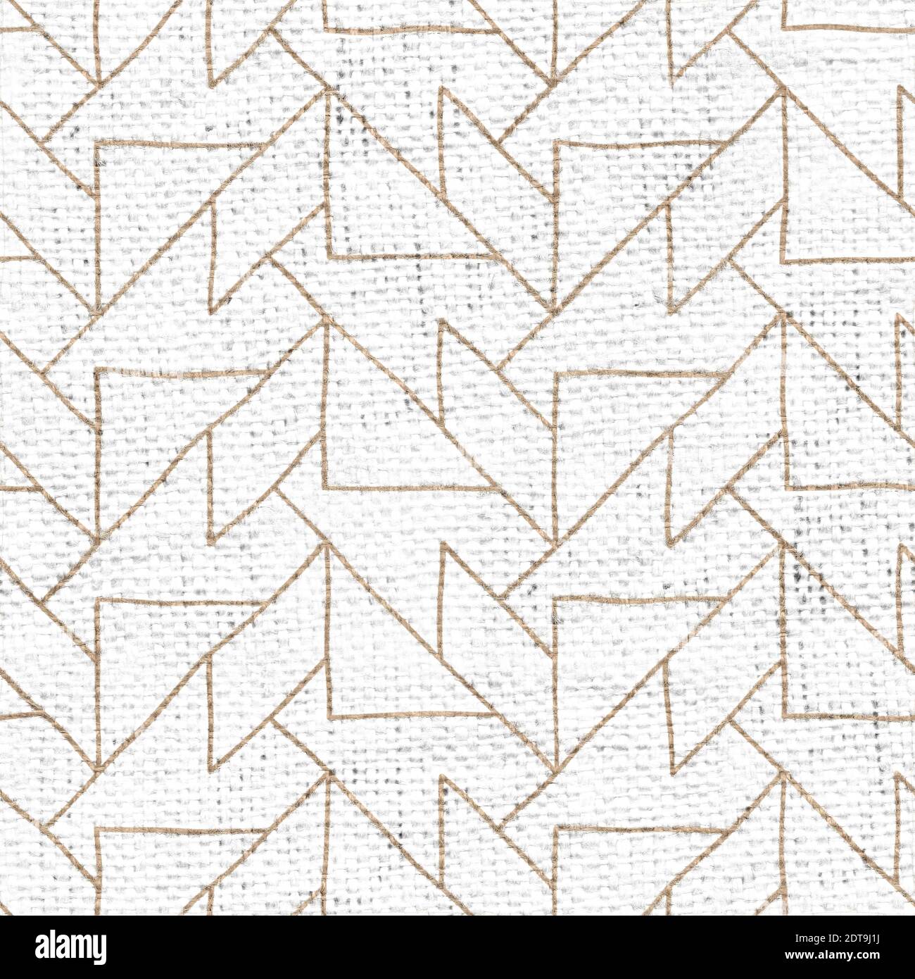 Seamless burlap with white paint pattern overlay Stock Photo - Alamy